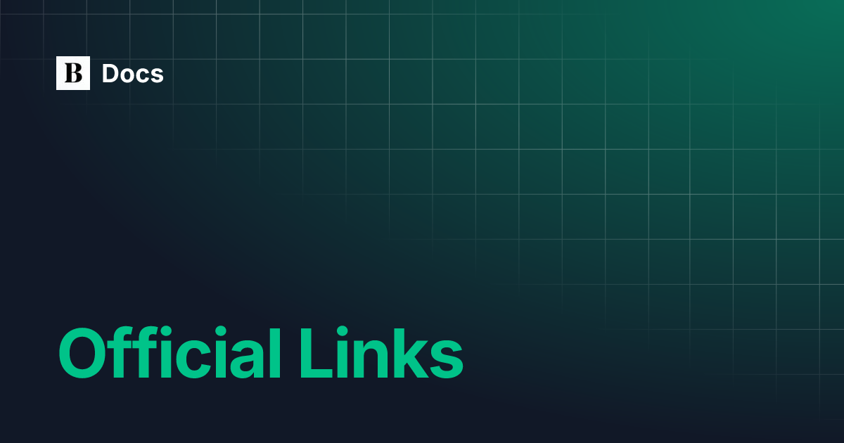 Official Links | Docs